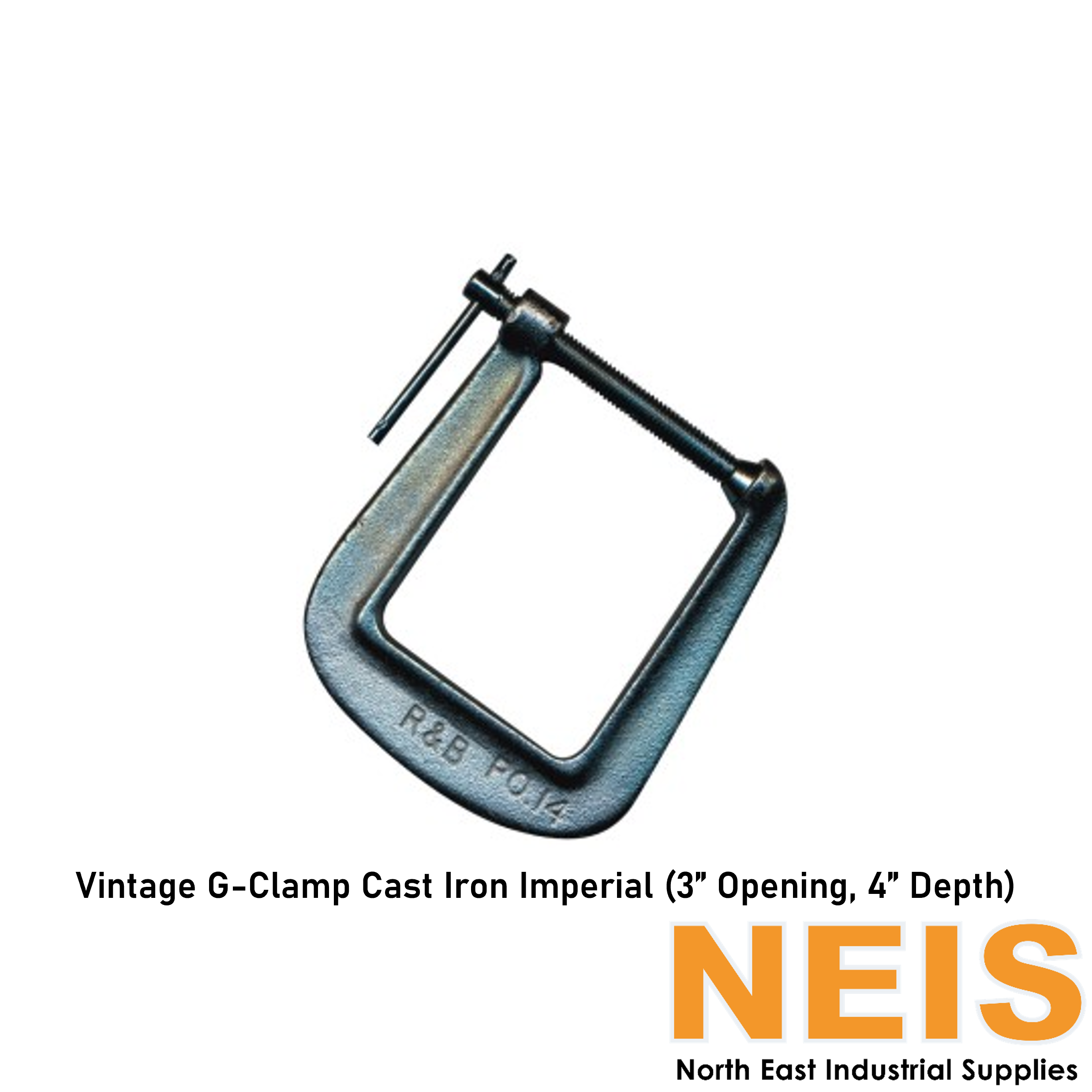 PAULCALL Vintage G-Clamp 3" Opening 4" Depth JFP014 - Unbreakable