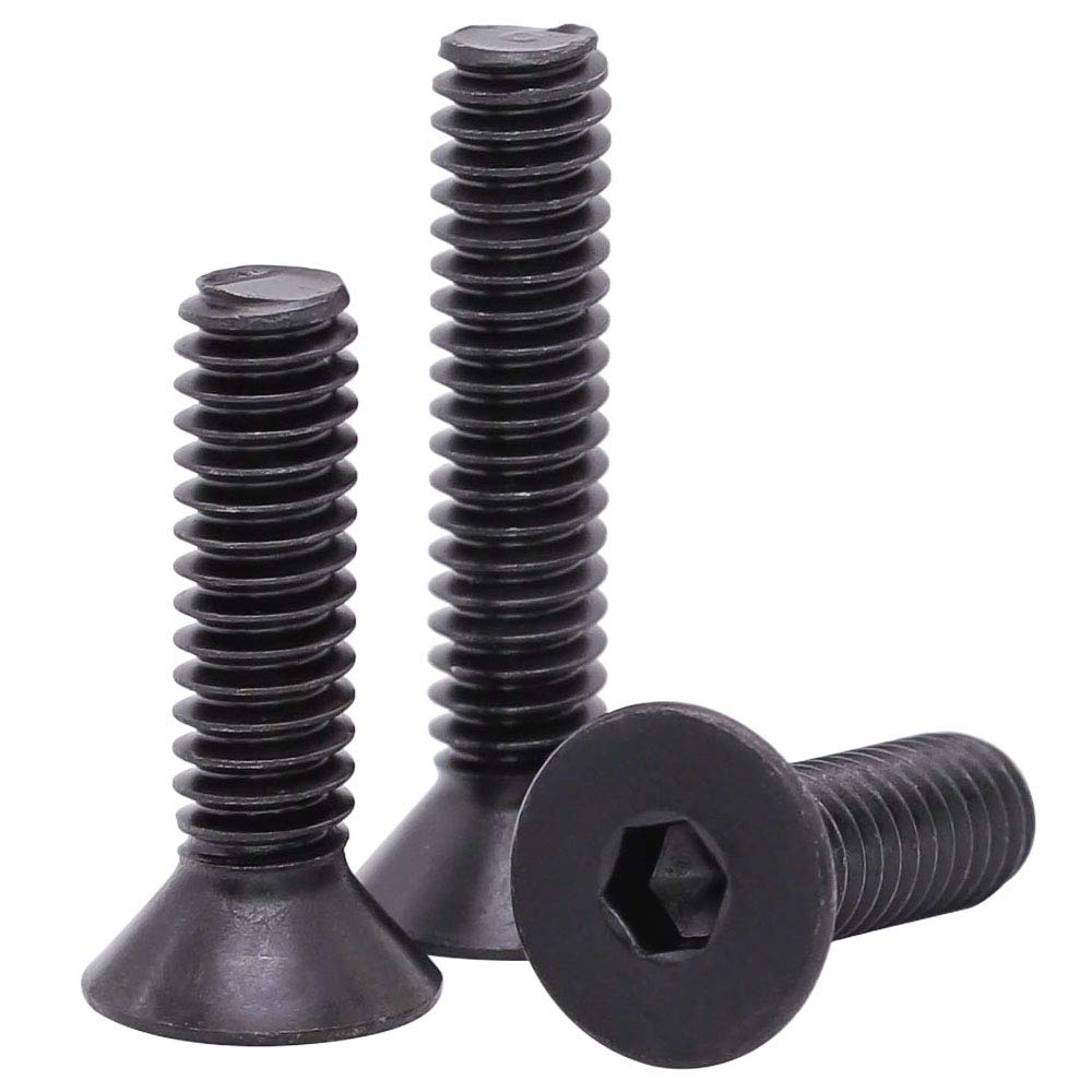 Flat Screws Hex Socket Metric Coarse 2pk or 10pk (M3-M16 / 6-100mm)