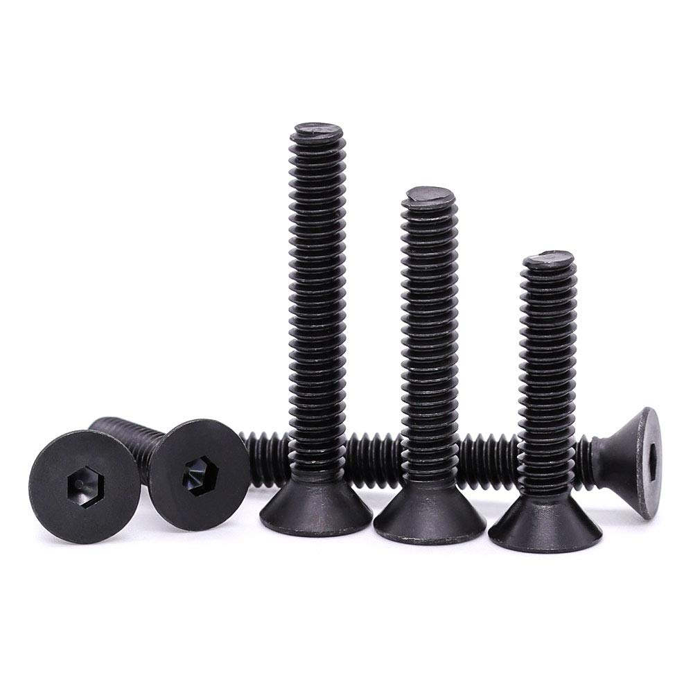 Flat Screws Hex Socket Metric Coarse 2pk or 10pk (M3-M16 / 6-100mm)